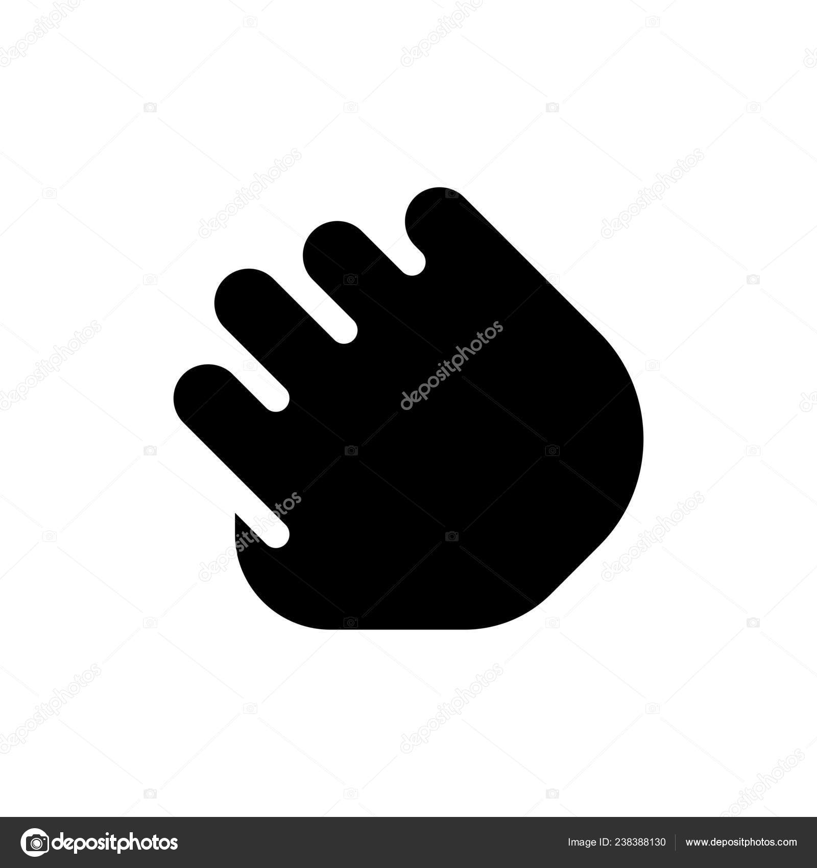Grab Hand Gesture Isolated White Background Stock Vector by ©get4net ...