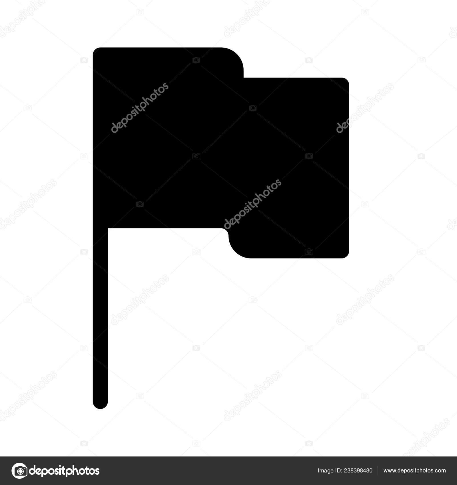 Flag Report User Isolated White Background Stock Vector by ©get4net ...