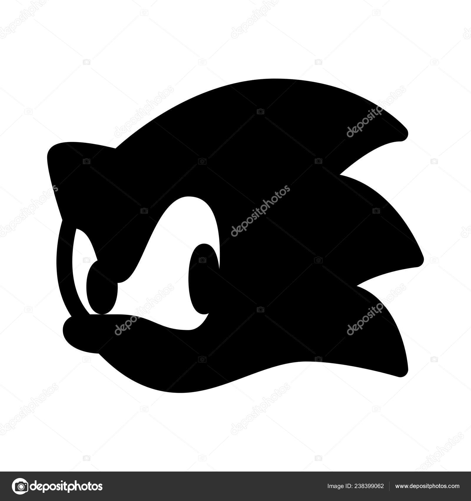 Simple Vector Illustration Sonic Game Character — Stock Vector ...