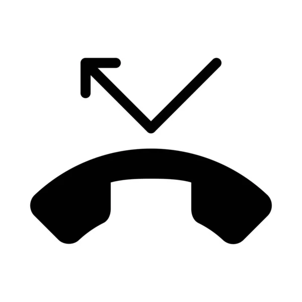 Missed Call Log Icon Simple Vector Illustration Stock Vector Image by ...