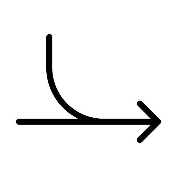 Right Side Arrow Isolated White Background Stock Vector by ©get4net ...