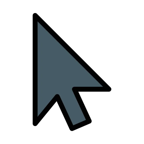 Puntero Del Ratón Ilustración Simple Vector Vector de stock por ...