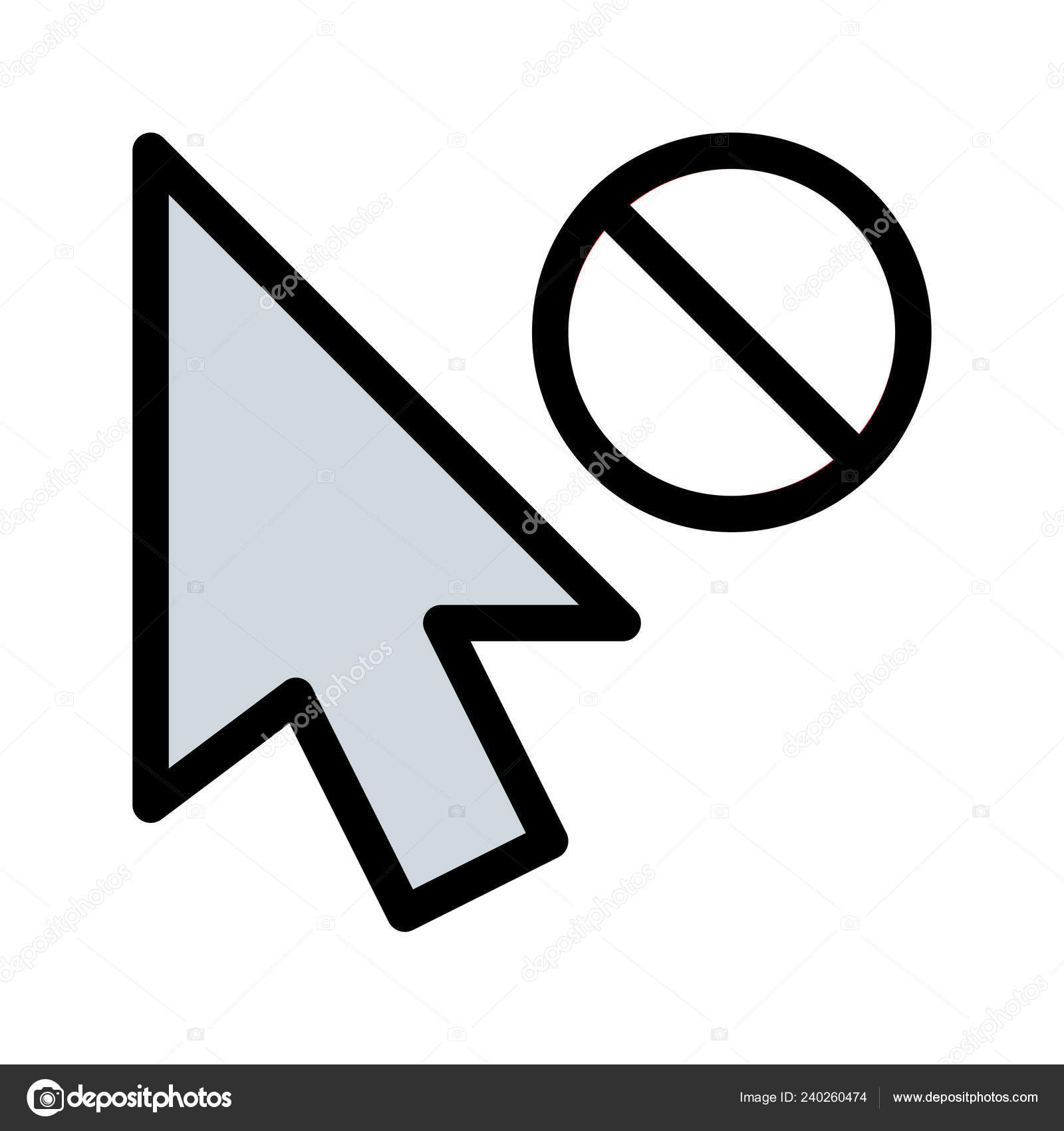 Unavailable Error Vector Illustration Stock Vector by ©get4net 240260474