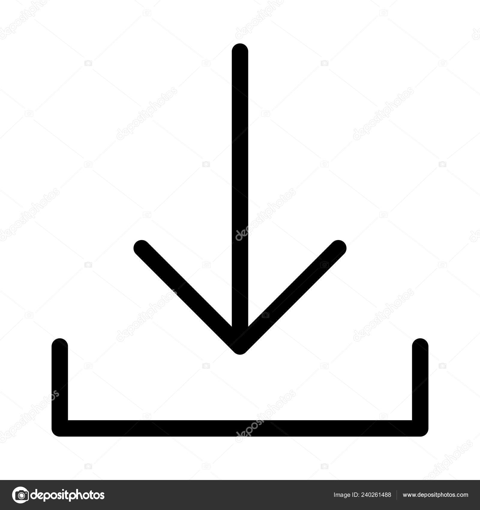 Download Sign Arrow Isolated White Background Stock Vector by ©get4net ...