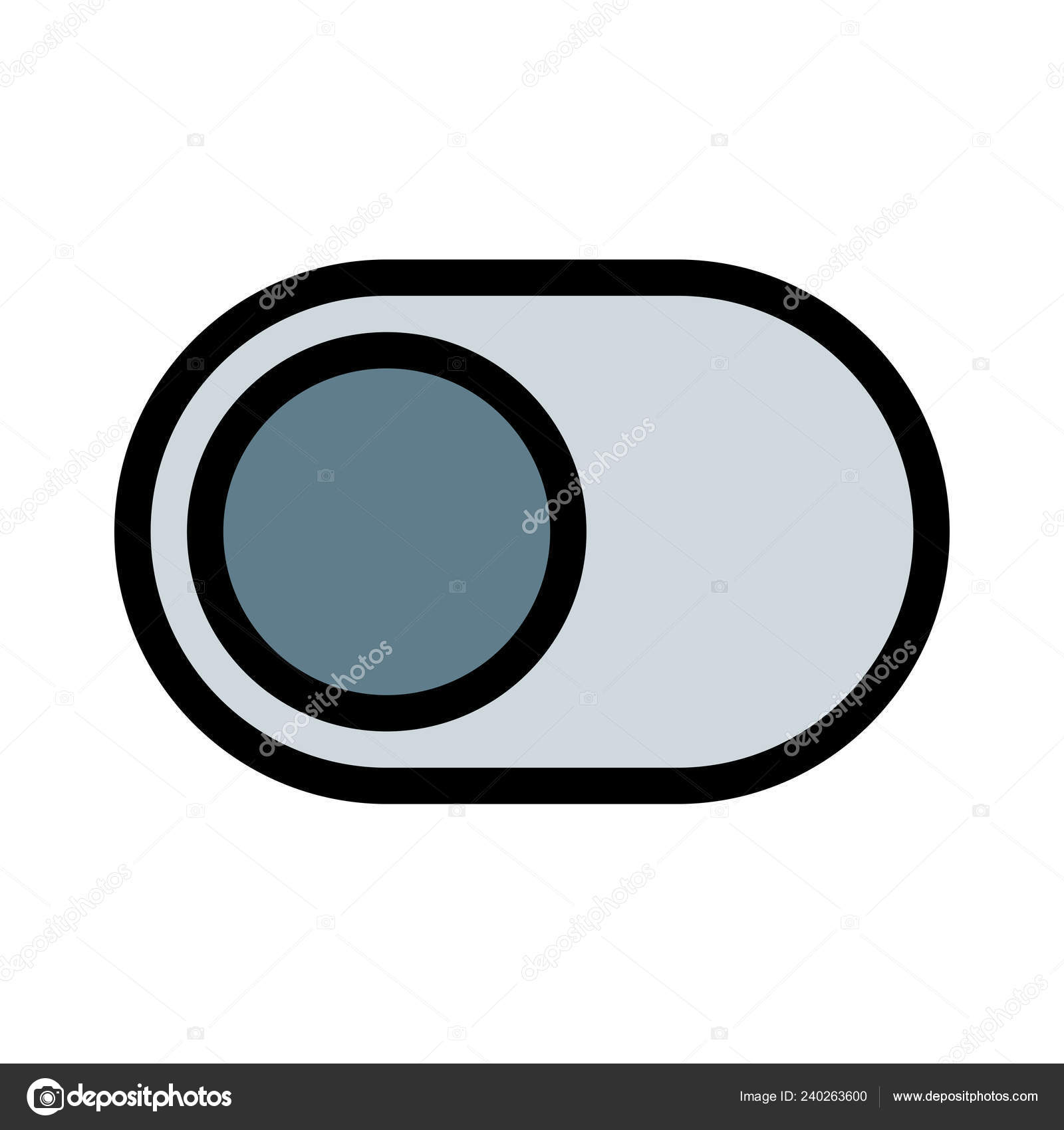 Toggle Interface Vector Illustration Stock Vector by ©get4net 240263600