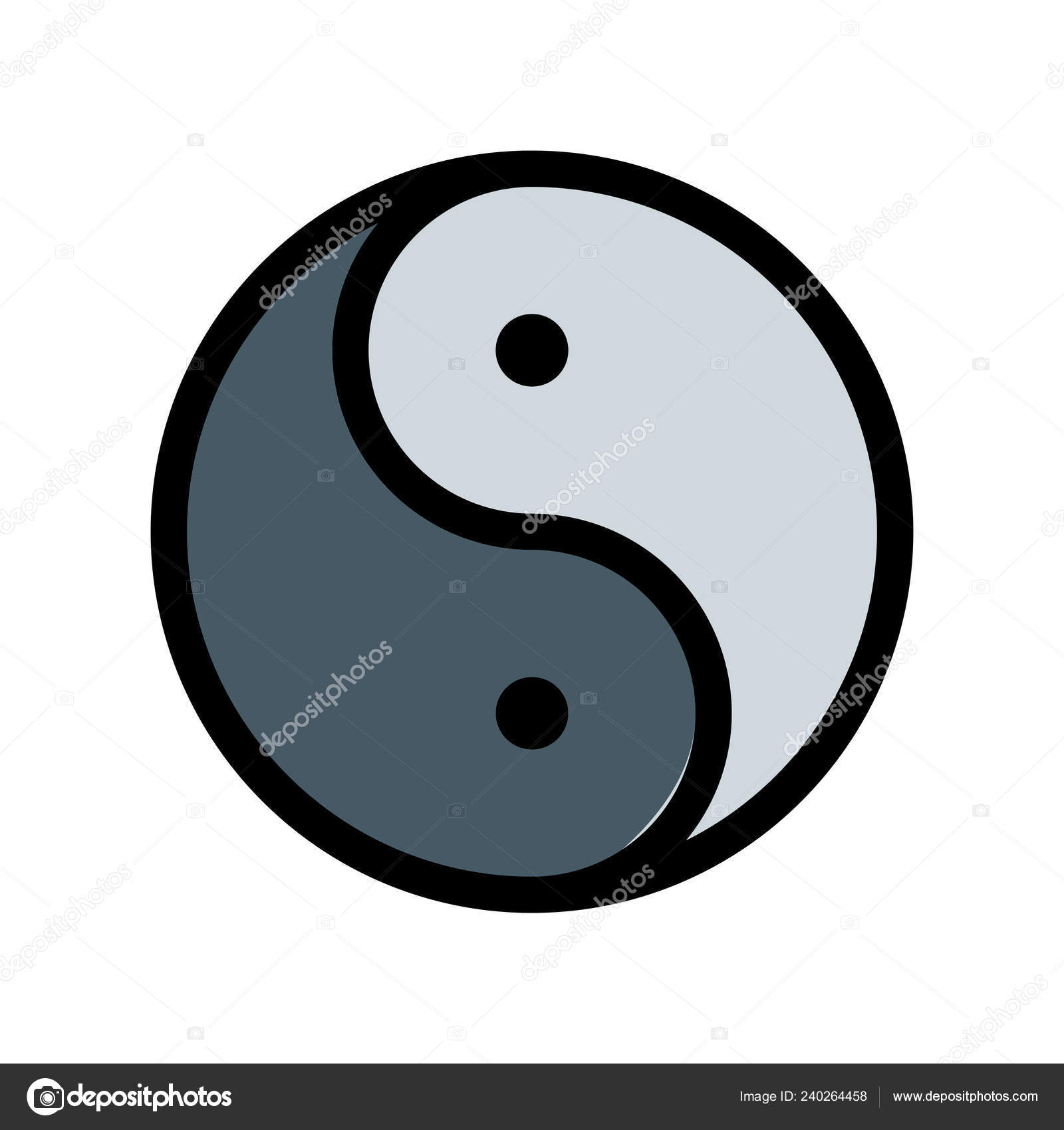 Yin Yang Game Symbol Stock Vector Image by ©get4net #240264458