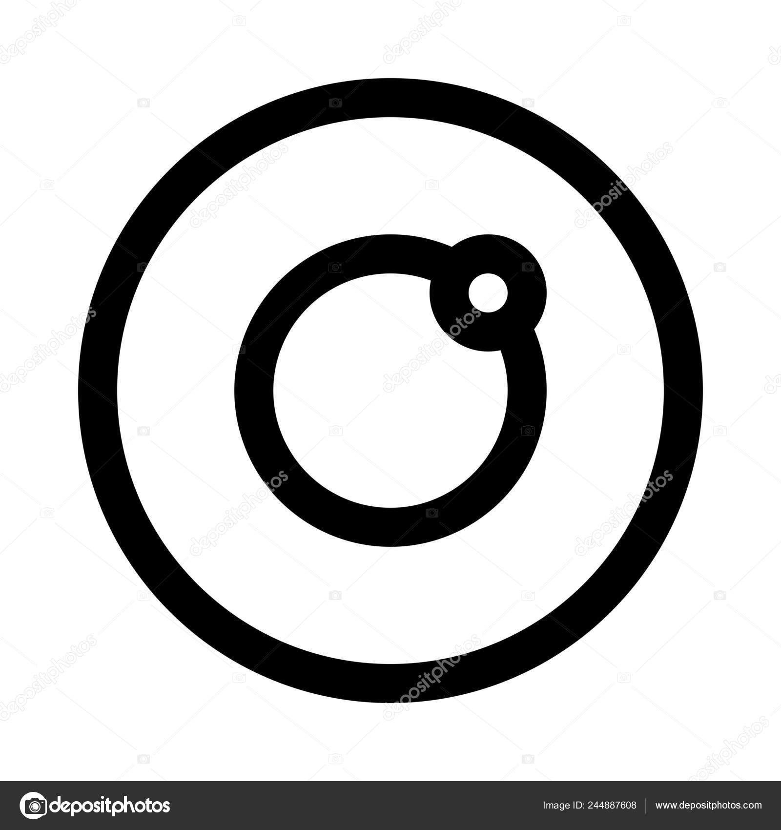 Optical Lens Camera Background Close Isolated Stock Vector Image by ...