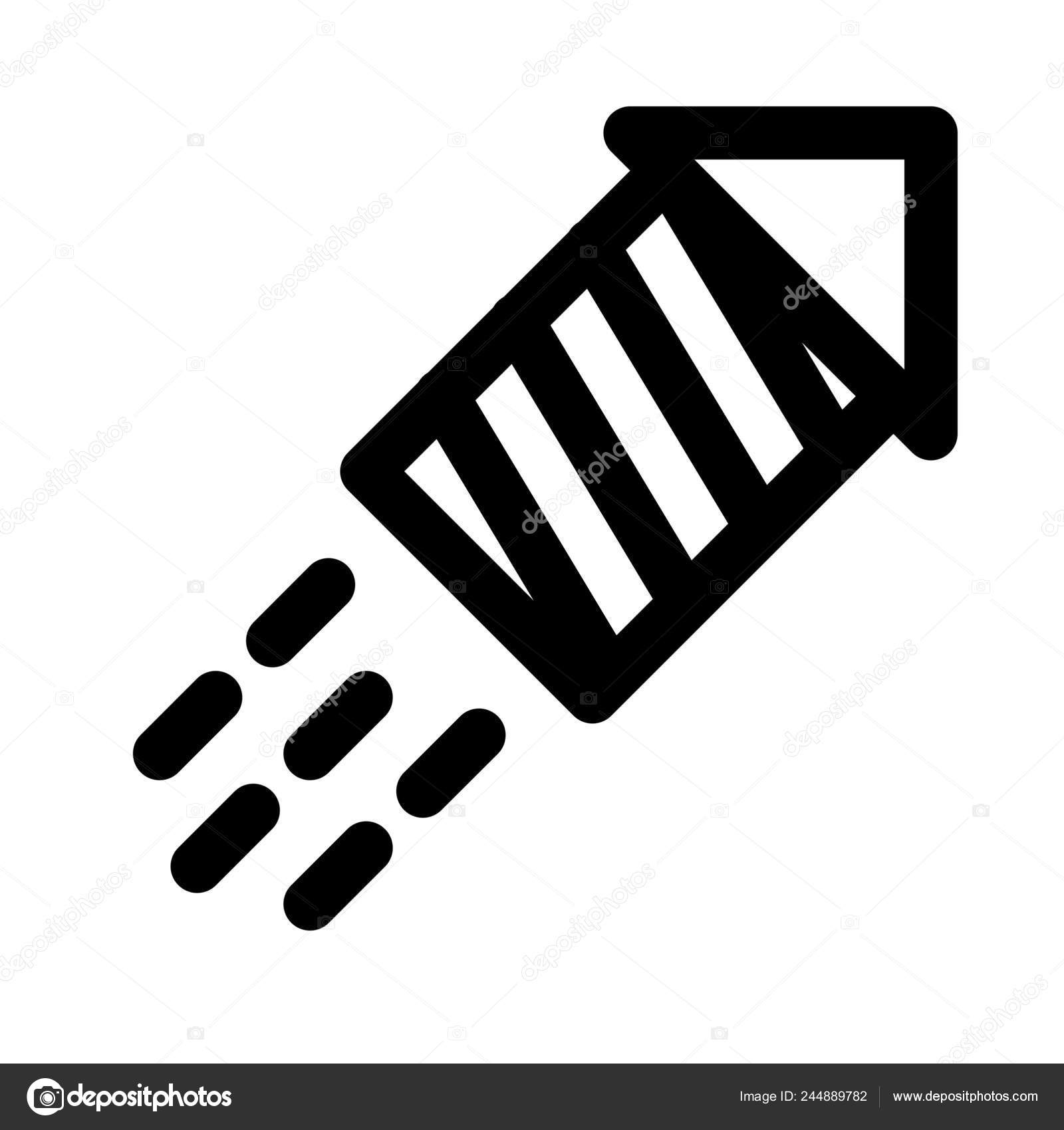 Fire Cracker Rocket Background Close Isolated Stock Vector by ©get4net ...