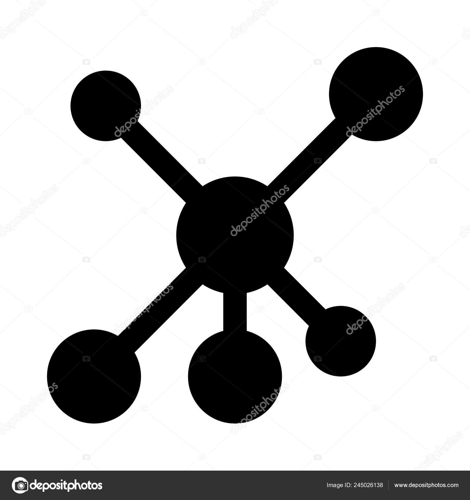 Connected Network Link Background Close Isolated Stock Vector Image by ...