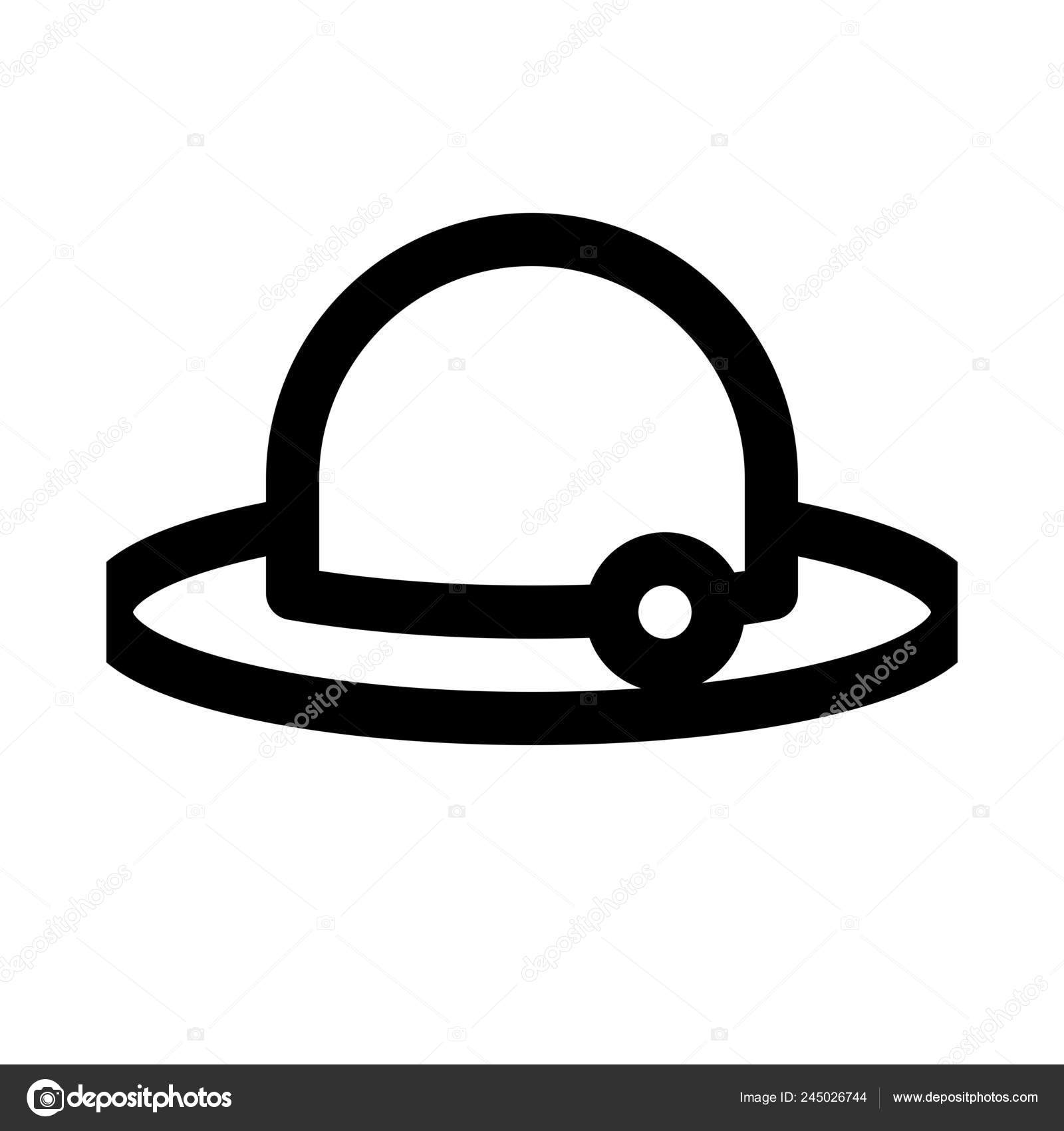 Girl Hat Background Close Isolated Stock Vector by ©get4net 245026744