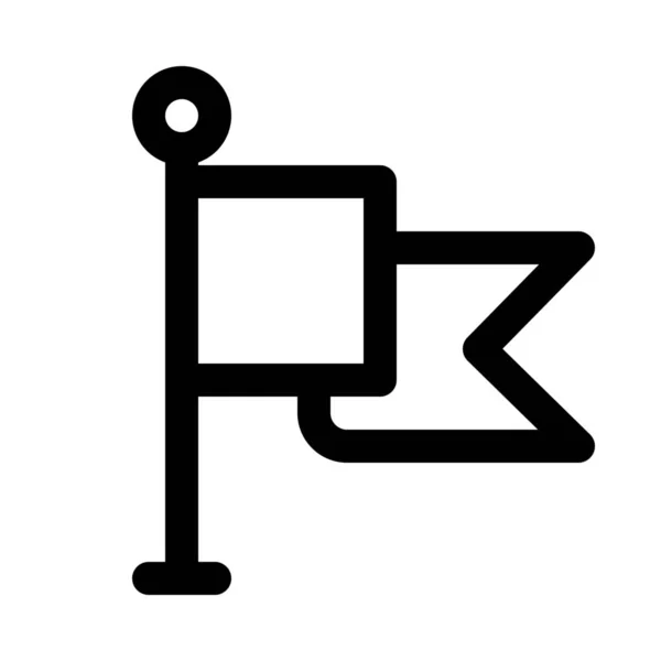 Checkpoint Flag Midway Point Background Close Isolated Stock Vector by ©get4net 244886872