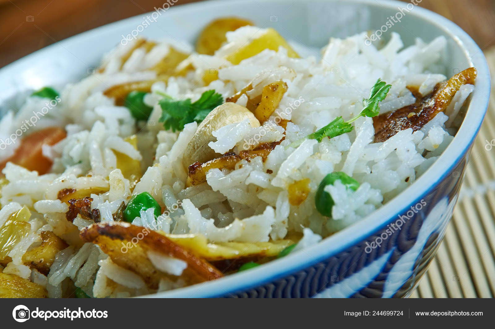 Mangaudi Tehri Indian Food Mangaudi Rice Potato Preparation Seasonal ...