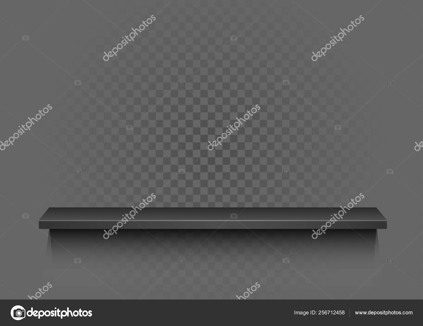 Black shelf on transparent background Stock Vector Image by ©romvo79 ...