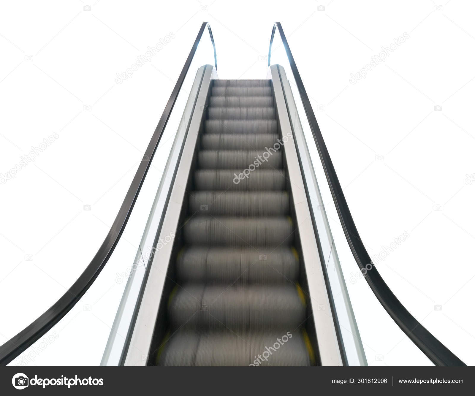 Outdoor Escalator Isolated Stock Photo by ©zatvor 301812906