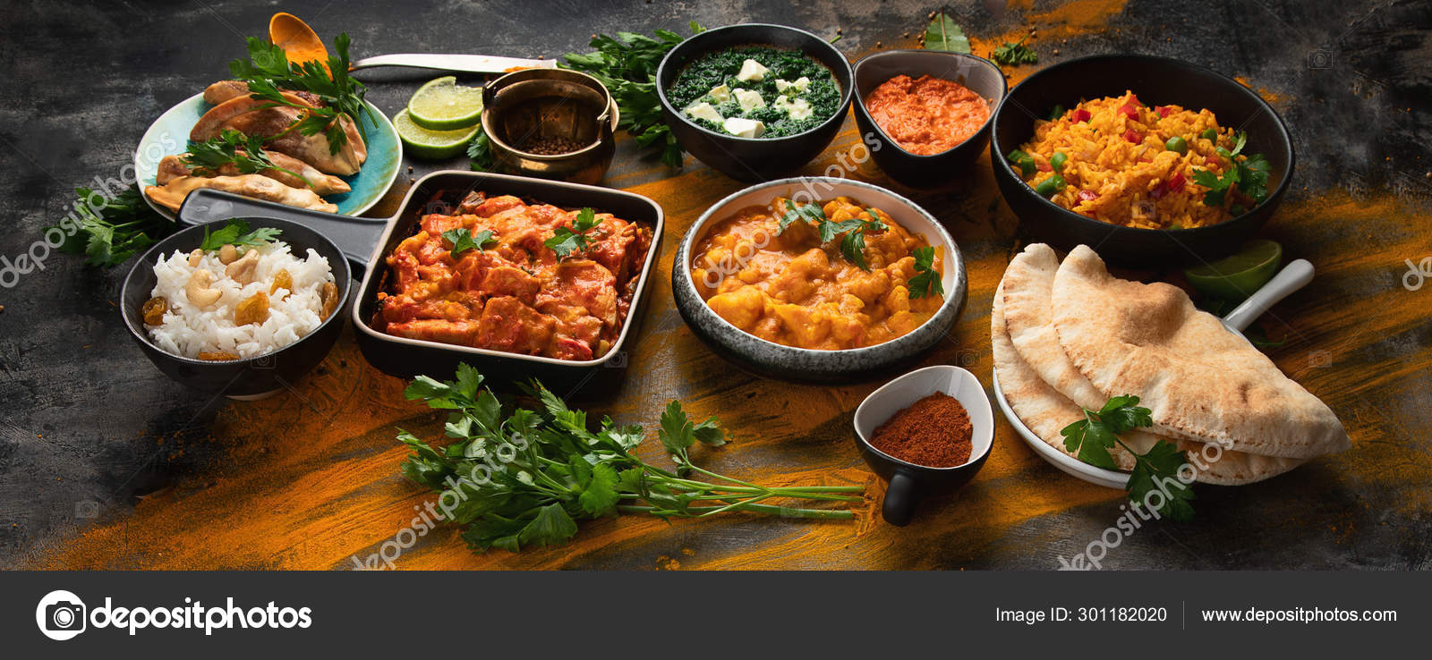 Indian Menu Background