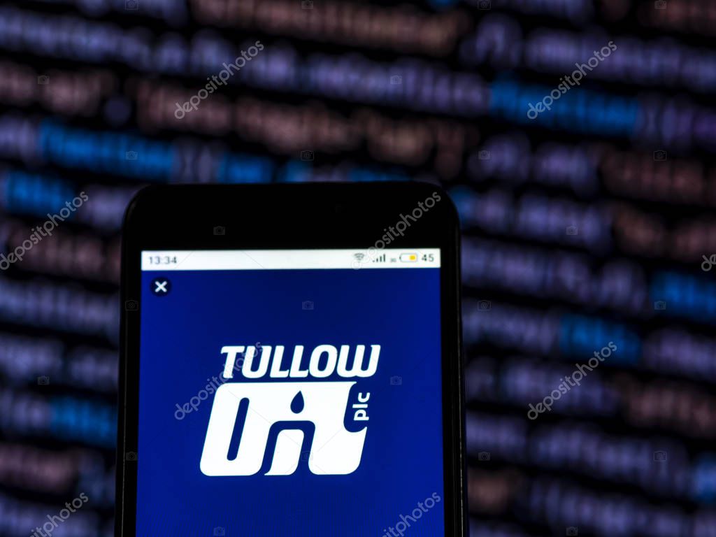 KIEV, UCRANIA - 7 de diciembre de 2018: El logotipo de Tullow Oil ...