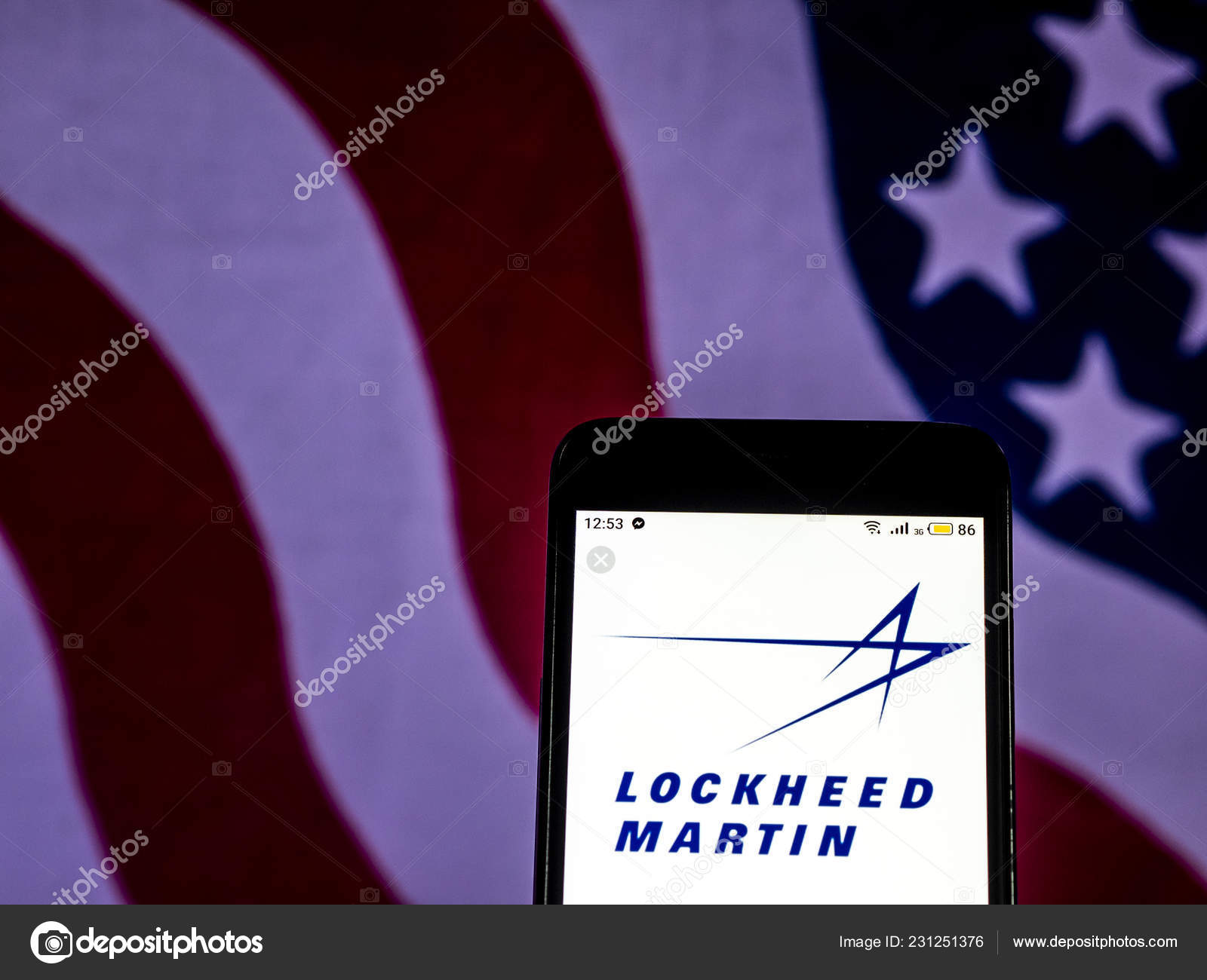 Kiev Ukraine Dec 2018 Lockheed Martin Aerospace Defense Company Logo ...