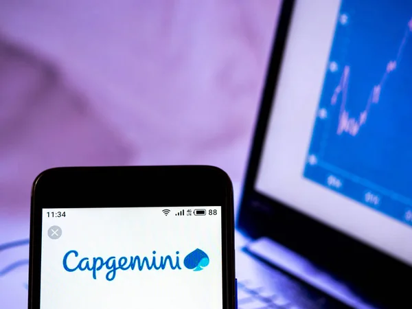 En esta ilustración de la foto se ve el logotipo de Capgemini SE 2024