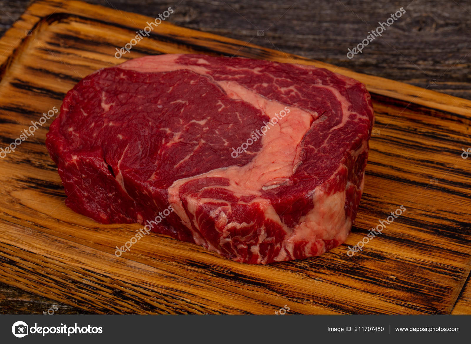Rib Eye Beef Steak Black Angus Stock Photo by ©AndreySt 211707480