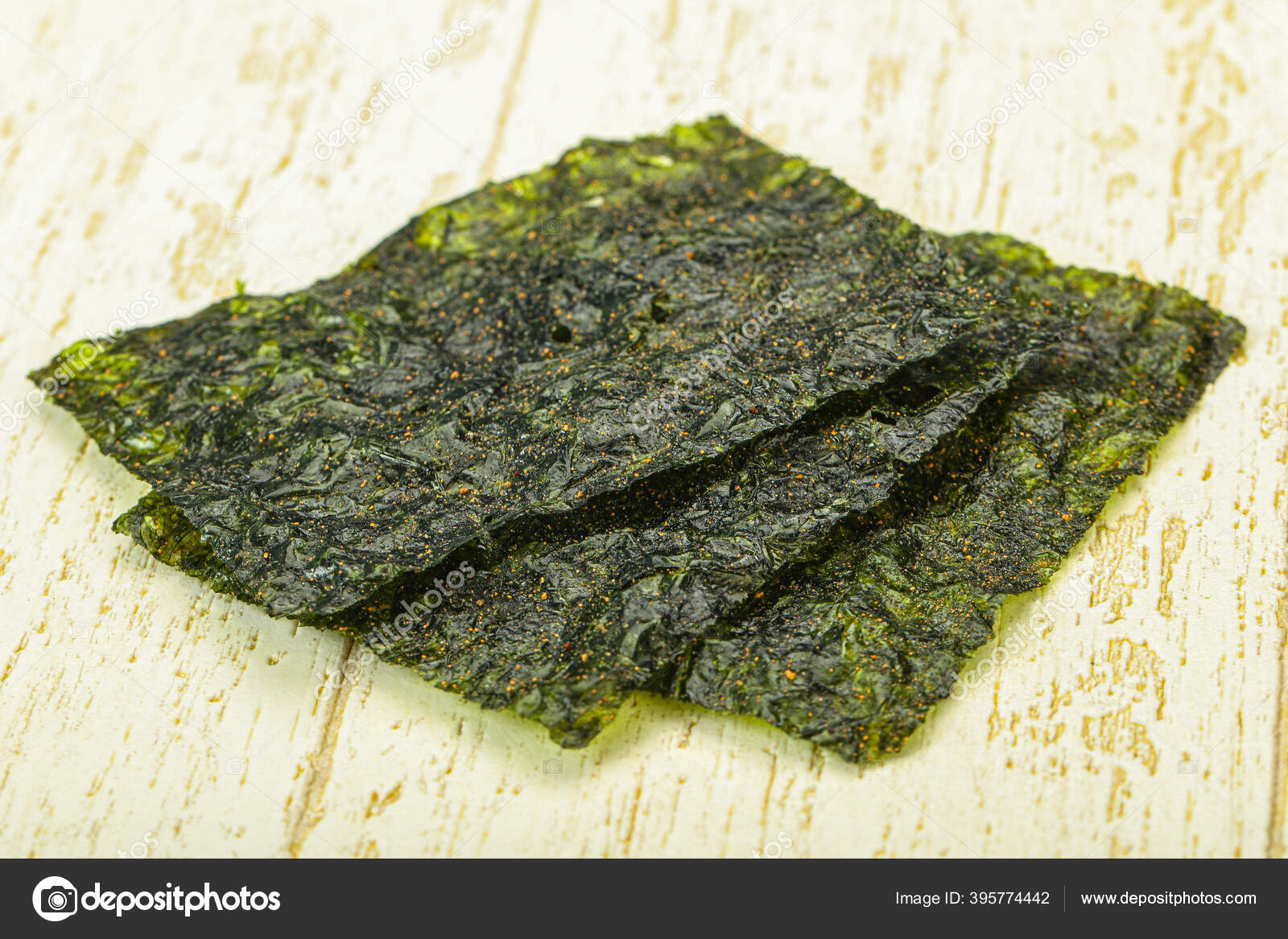 Asian Cuisine Nori Sheets Chips Snack Stock Photo by ©AndreySt 395774442