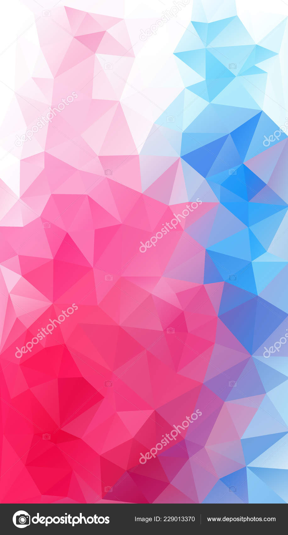 Blue and Red color triangle background Stock Vector by ©ishmel 229013370