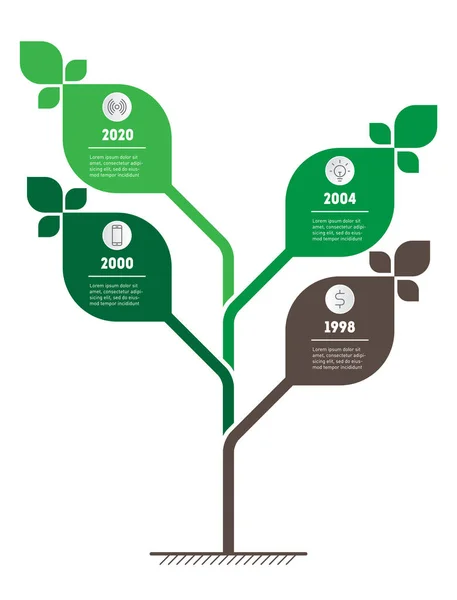 Pencil tree, infographic about education and growing. — Stock Vector ...