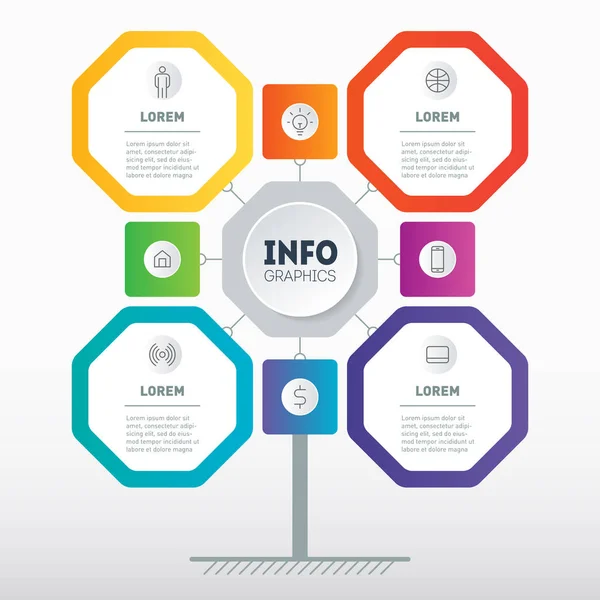Web Template Tree Info Chart Diagram Infographic Technology Education ...