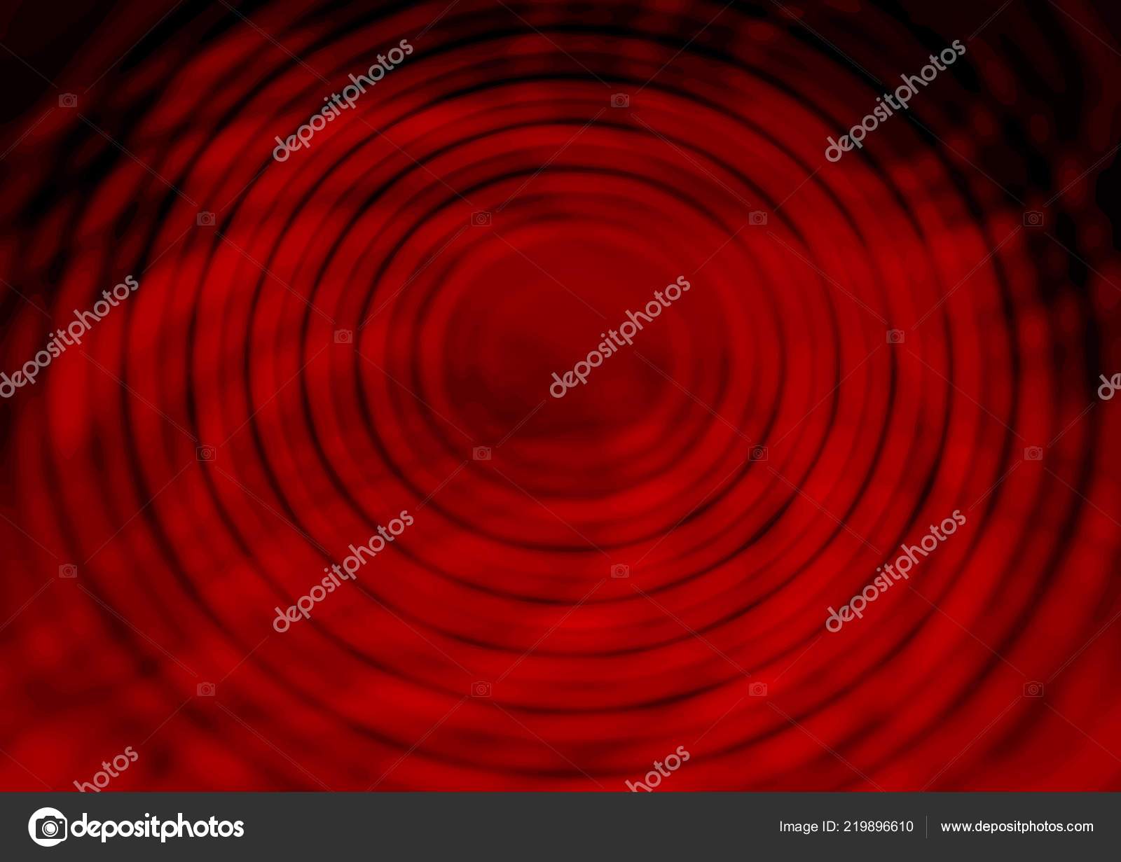 Abstract Concentric Water Ripples Blue Background Stock Vector by ...