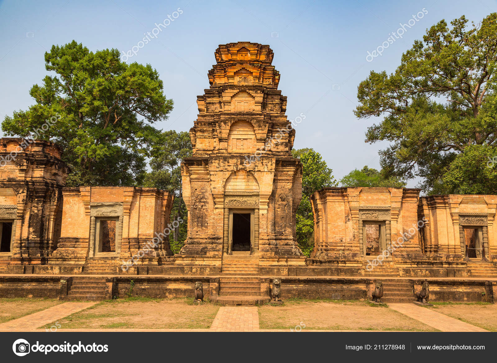 Prasat Kravan Temple Khmer Ancient Temple Complex Angkor Wat Siem ...
