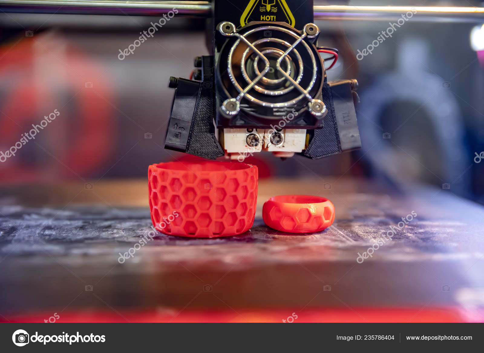 Printer Printing Also Known Additive Manufacturing Refers Processes ...
