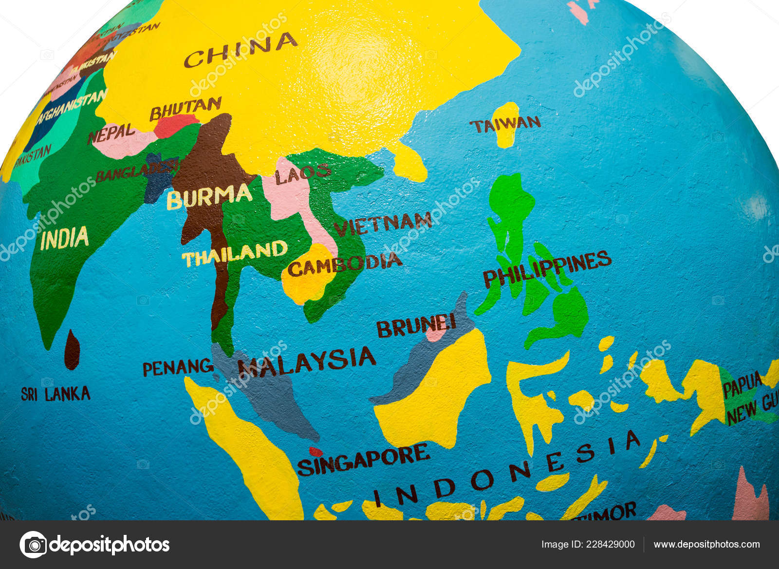 Indochina World Map
