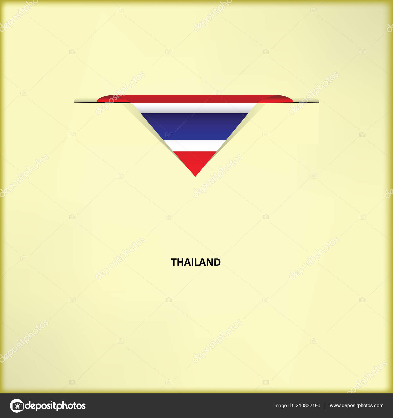 Combination Colors National Flag Thailand — Stock Vector © VIPDesignUSA ...