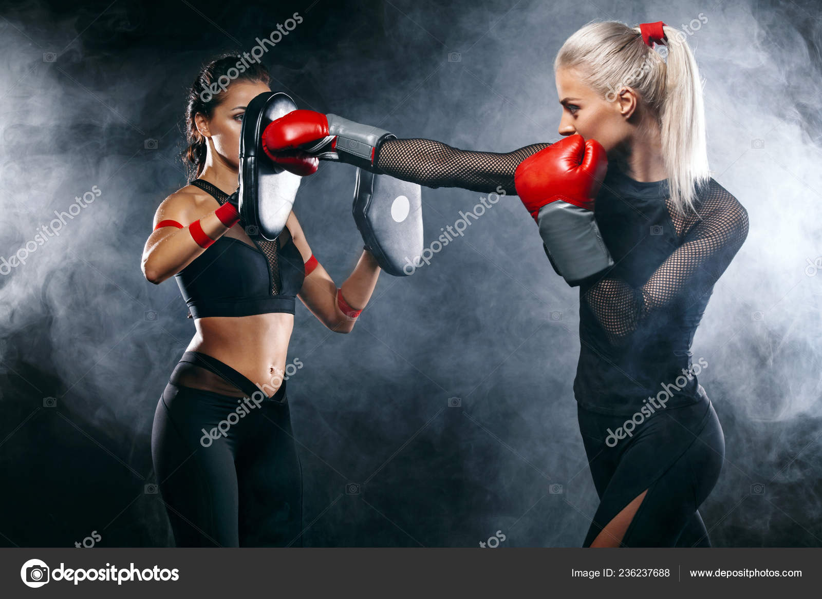 Women Boxing Background