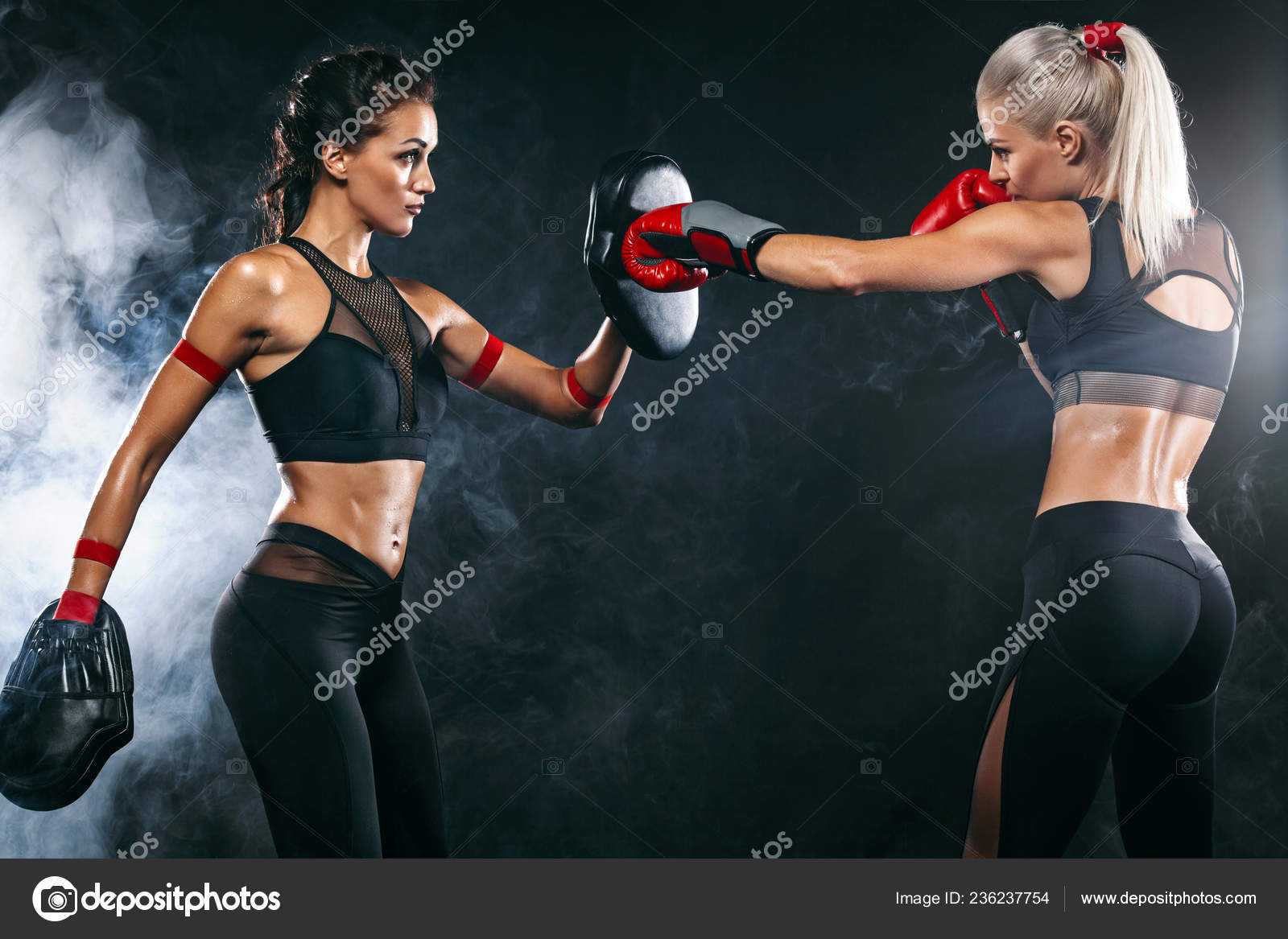 Women Boxing Background