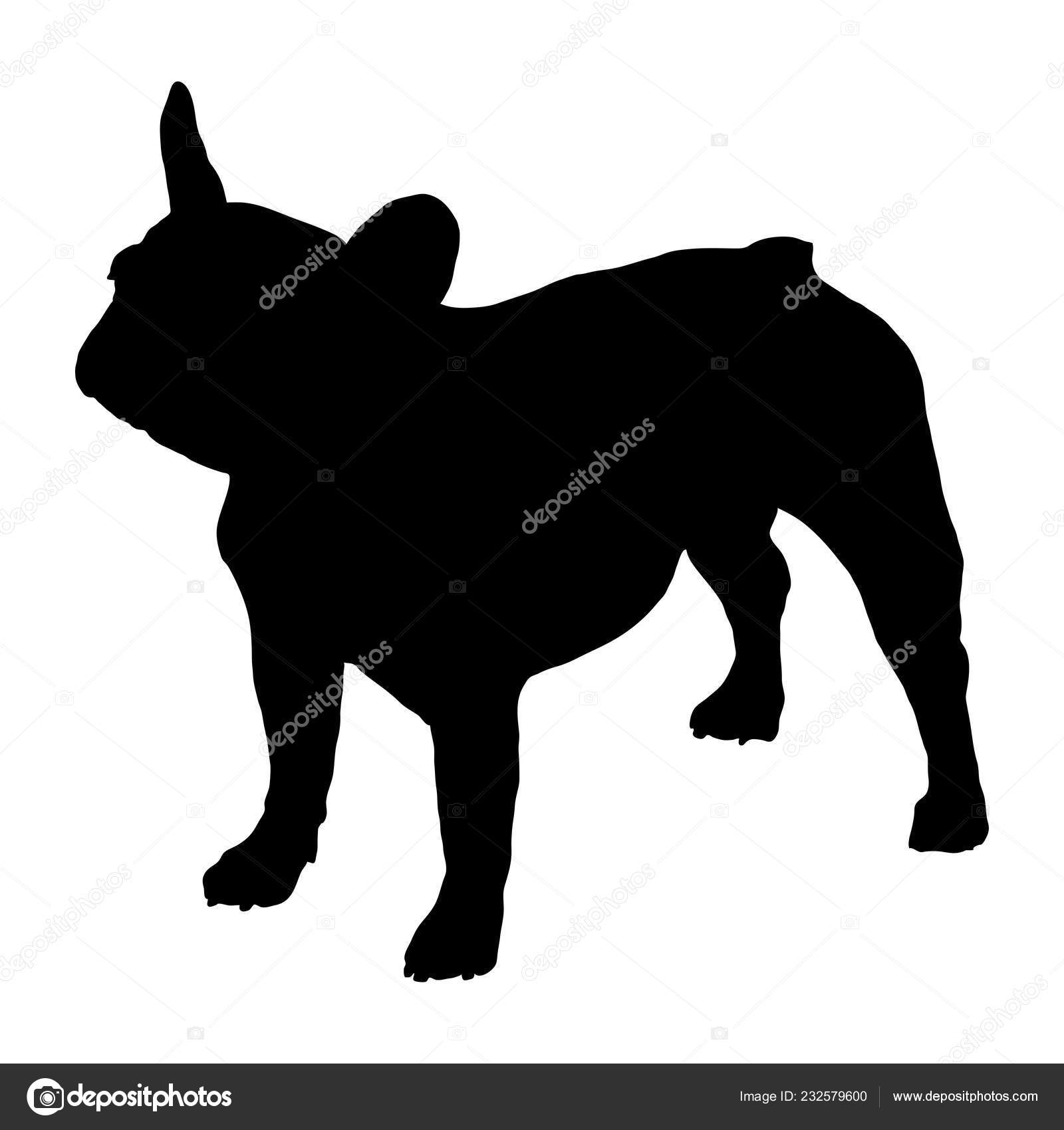 Bulldog Silhouette Clip Art