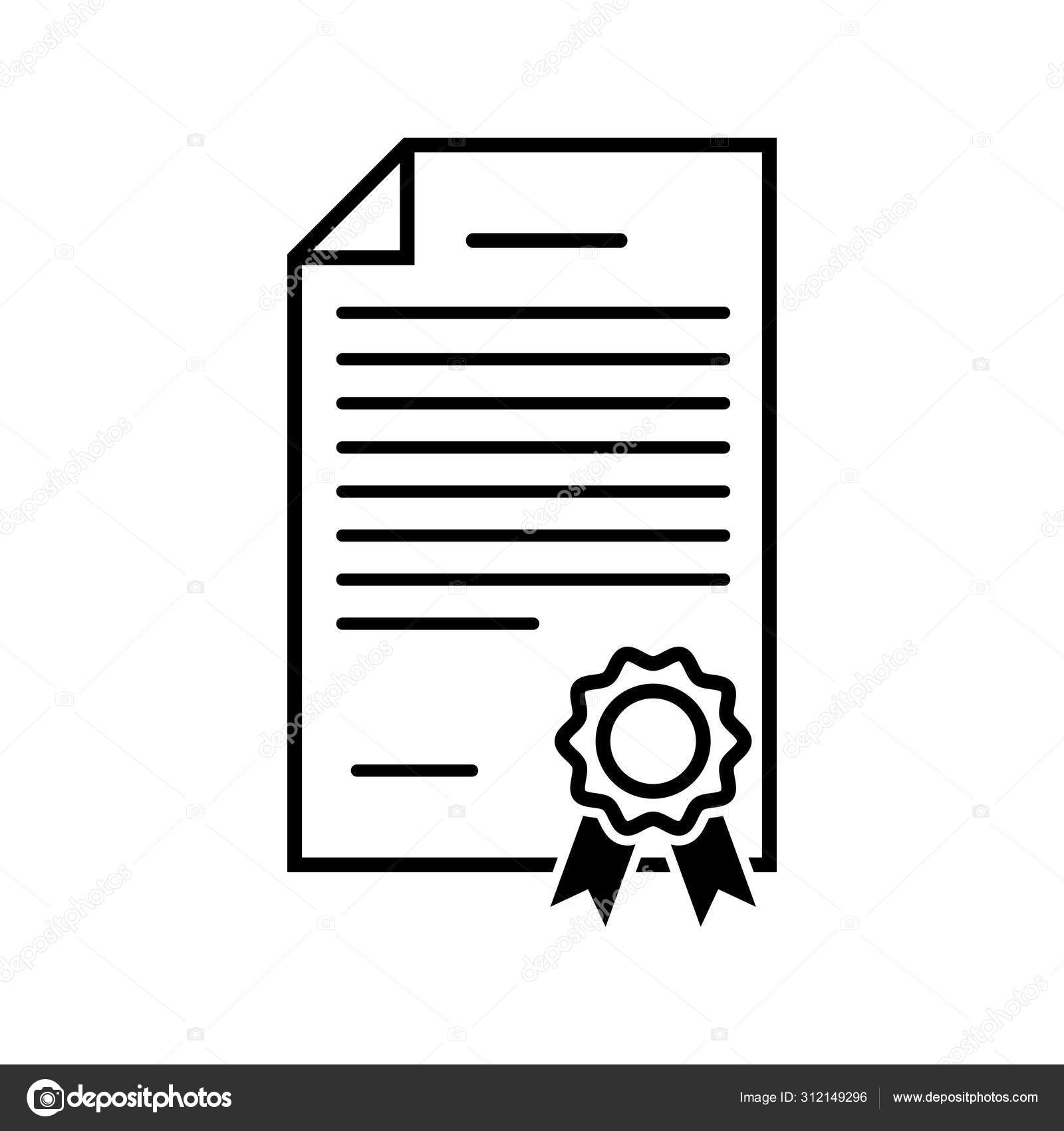 Certificate icon. Vector Stock Vector by ©Laures 312149296 Certificate icon. Vector Stock Vector by ©Laures 312149296