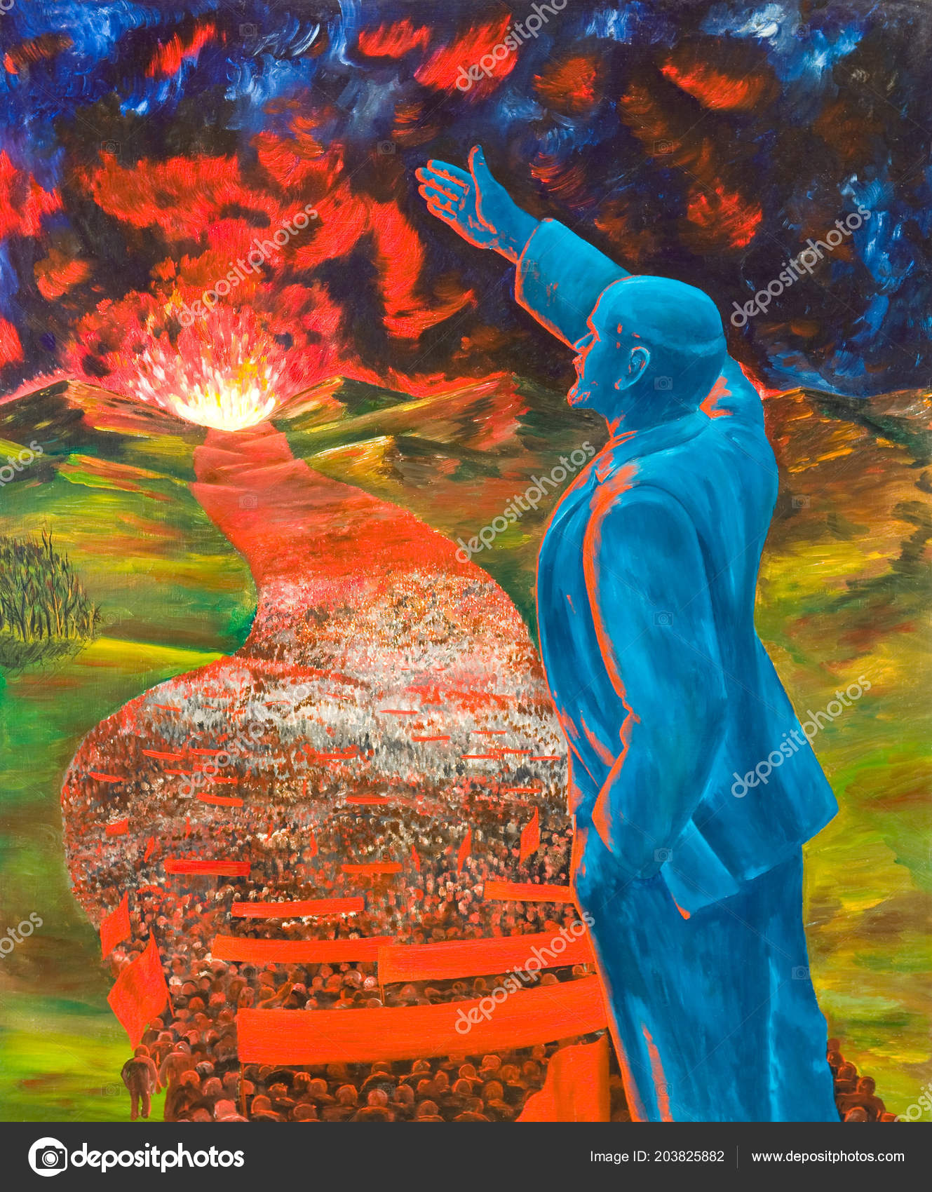 Vladimir Lenin Painting