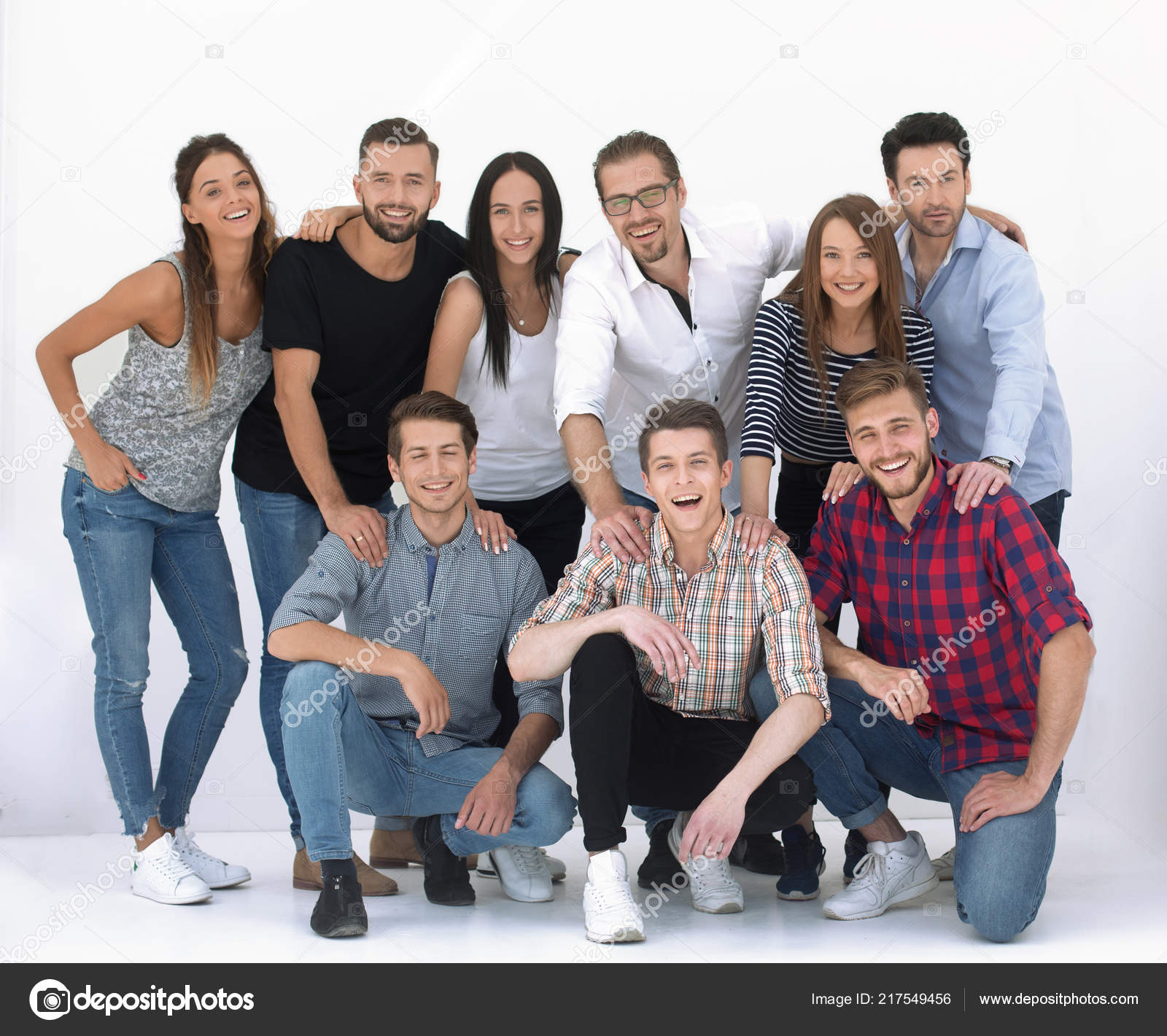 Group of creative young people. Stock Photo by ©depositedhar 217549456