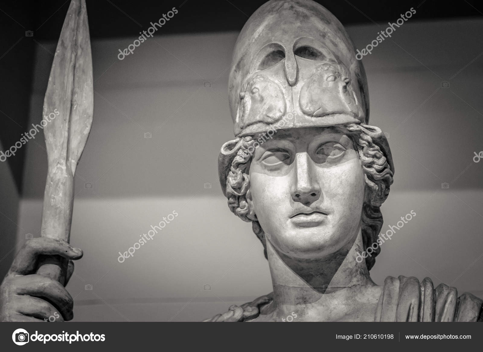 Athena Statue Face