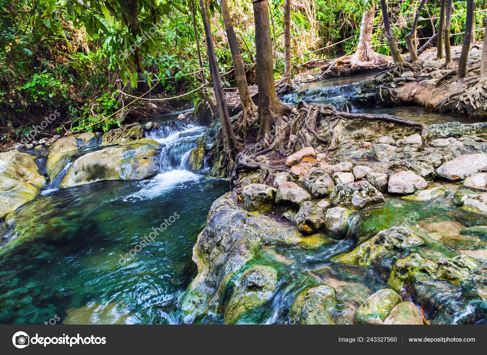 Krabi Hot Springs Highlights Jacuzzi Type Baths Running Water Supplied ...