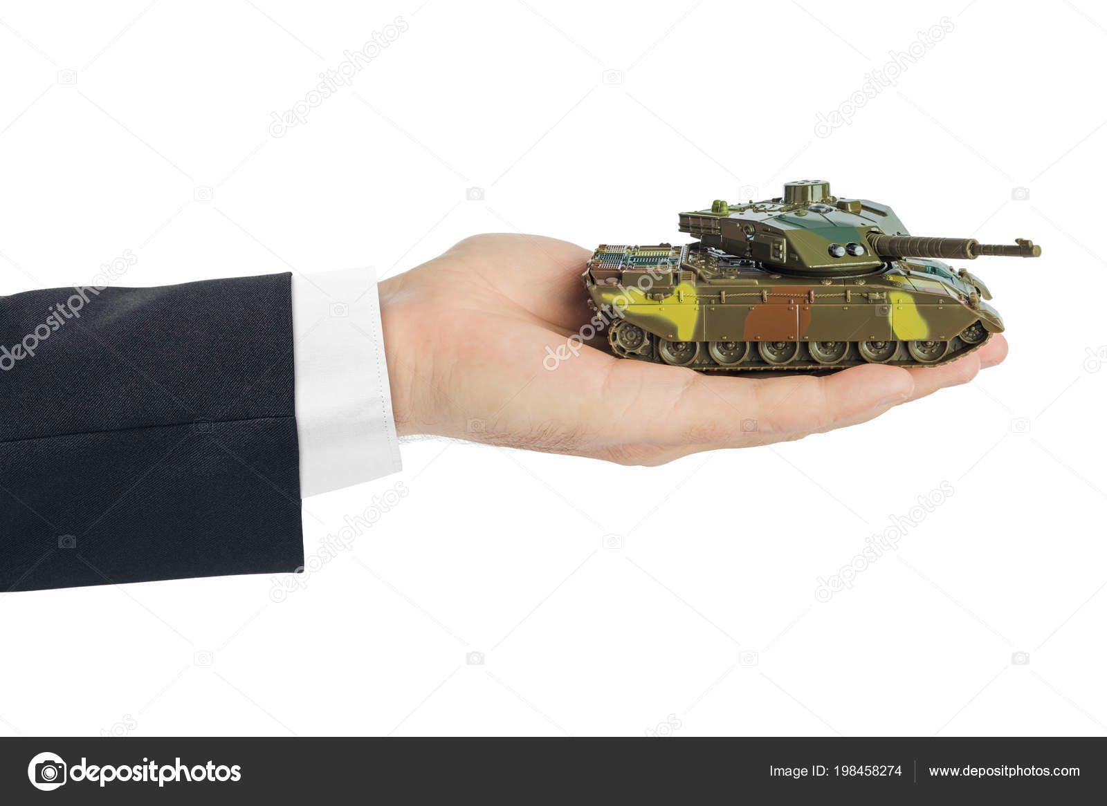 Hand Panzer Isolated White Background Stock Photo by ©Violin 198458274