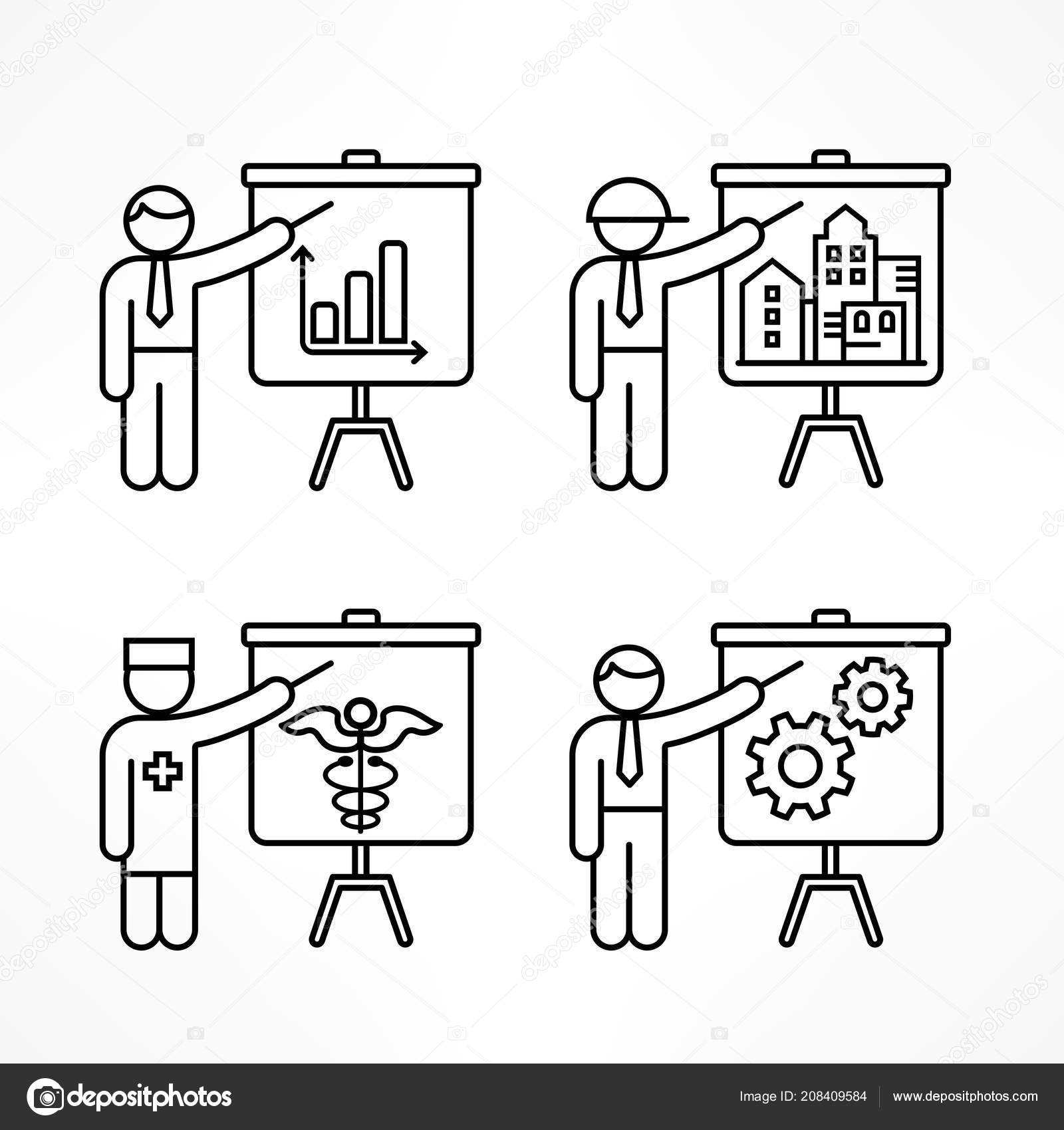 Flip chart set Stock Vector by ©creatOR76 208409584