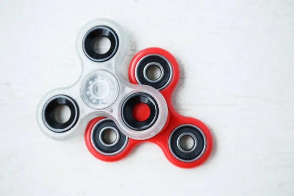 Super Popular Finger Spinner Fidget Device Modern Red Plastic Spinning ...
