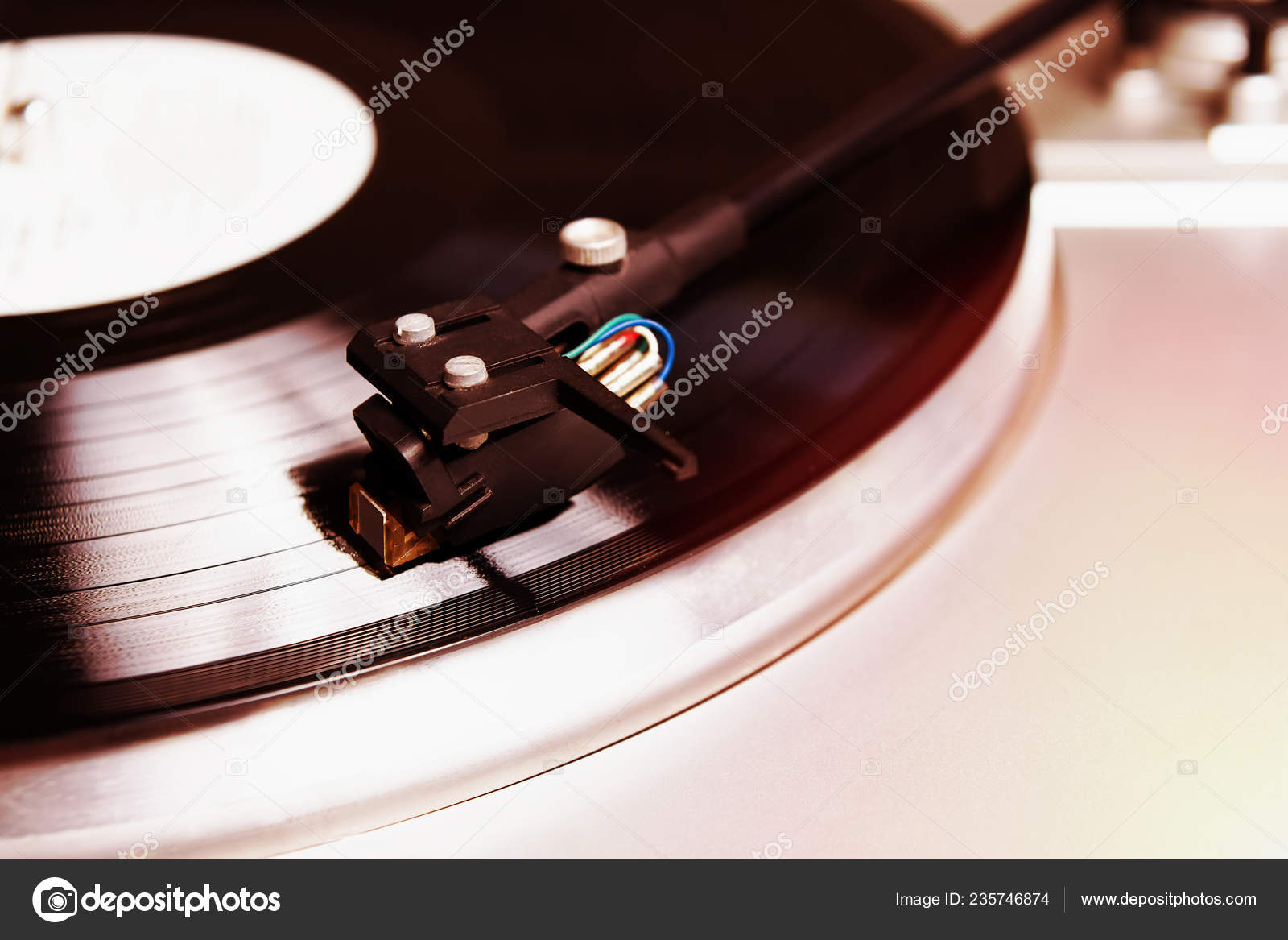 Turntable Player Musical Vinyl Record Useful Nightclub Retro Theme ...