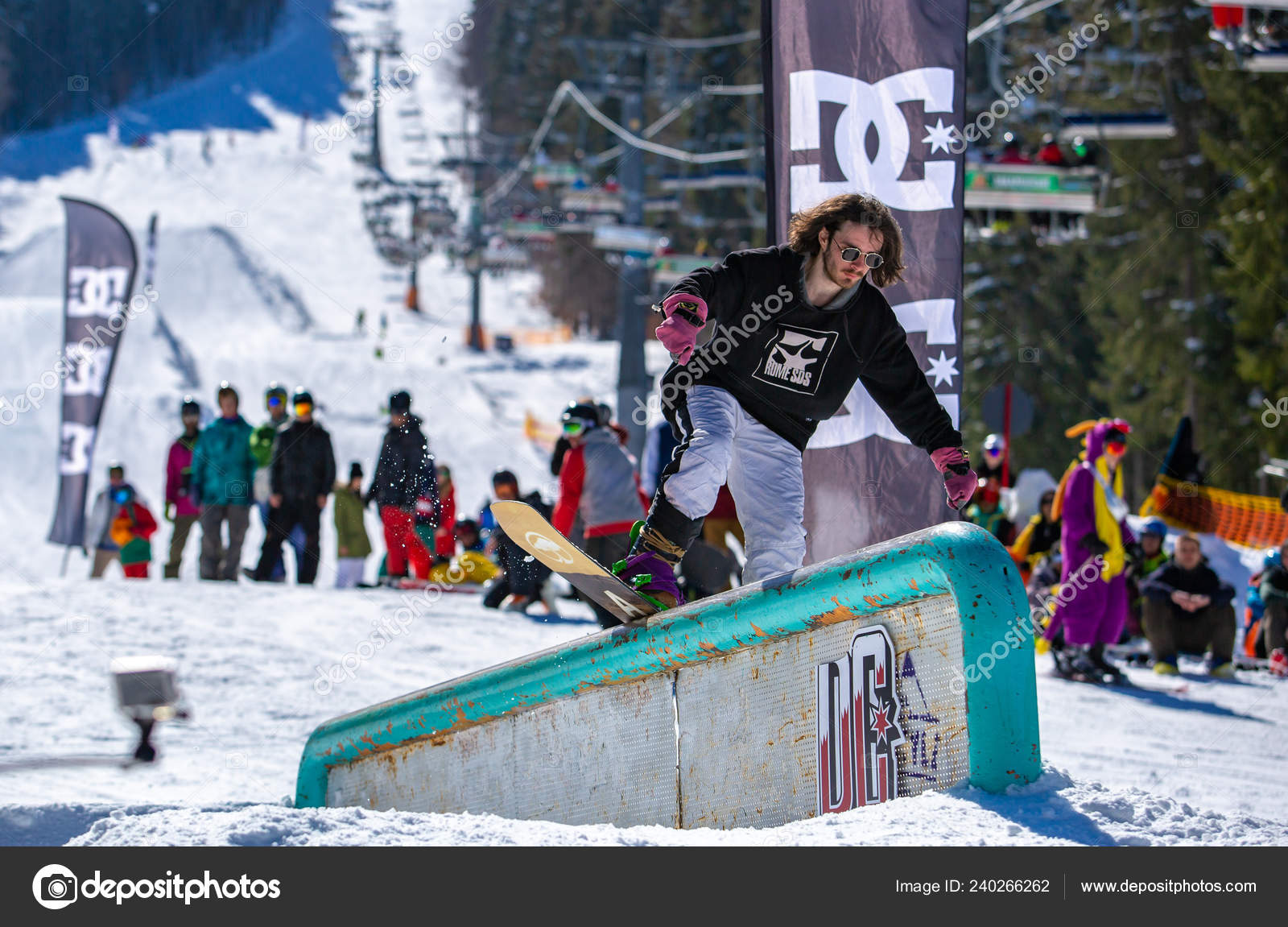Snowboarding Rail Tricks