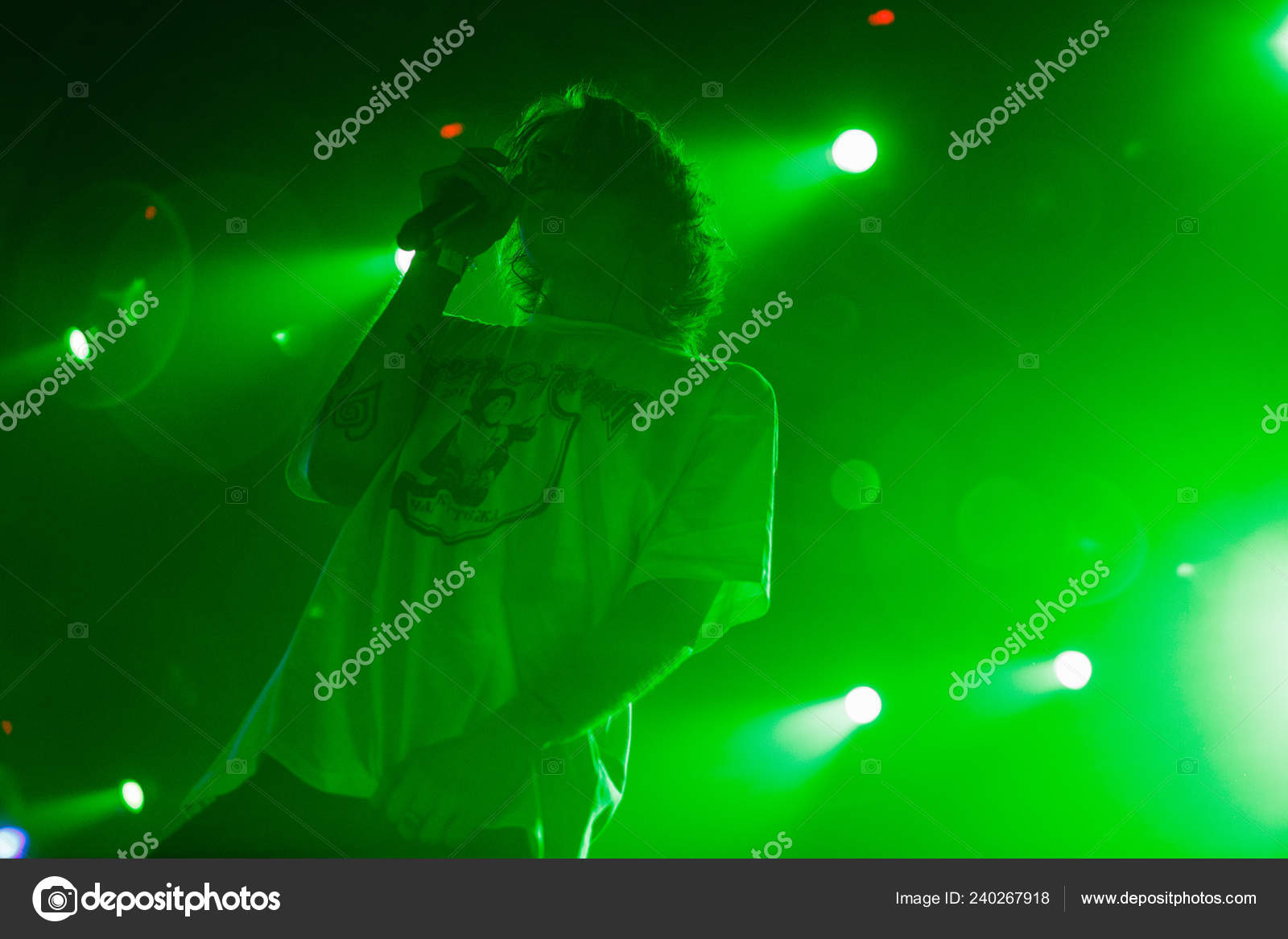 Moscow March 2017 Famous Russian Hip Hop Singer Pharaoh Performs ...