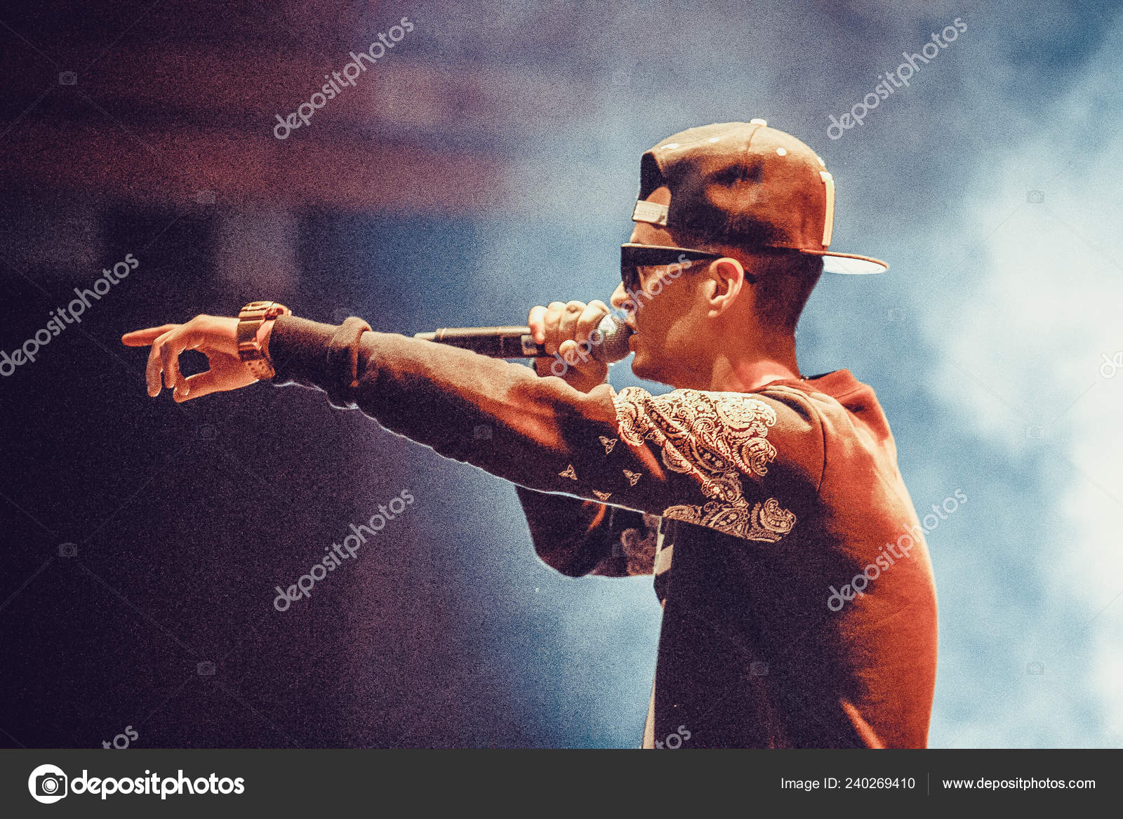 Moscow October 2014 Big Concert Famous Russian Hip Hop Band – Stock ...