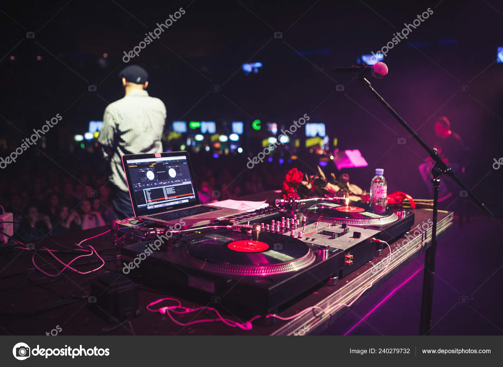 Moscow October 2016 Russian Rap Music Concert Night Club Hip — Stock ...