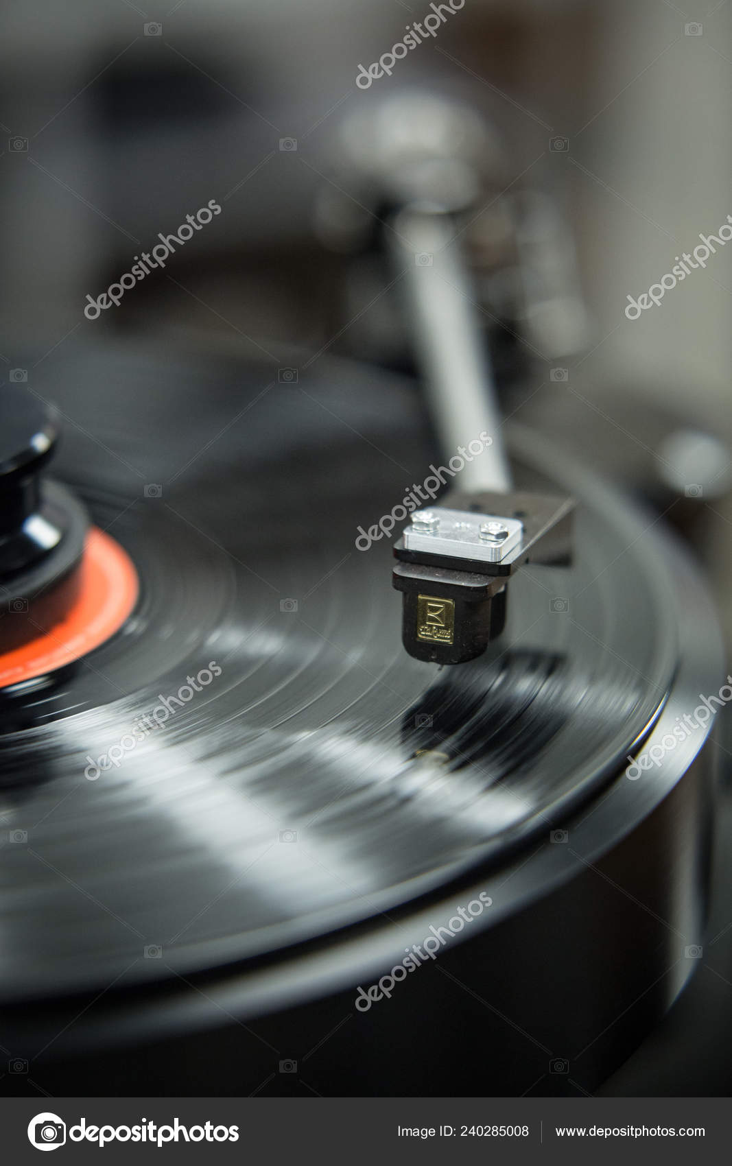 Moscow February 2017 Big Turntable Vinyl Records Player Expo Nota ...