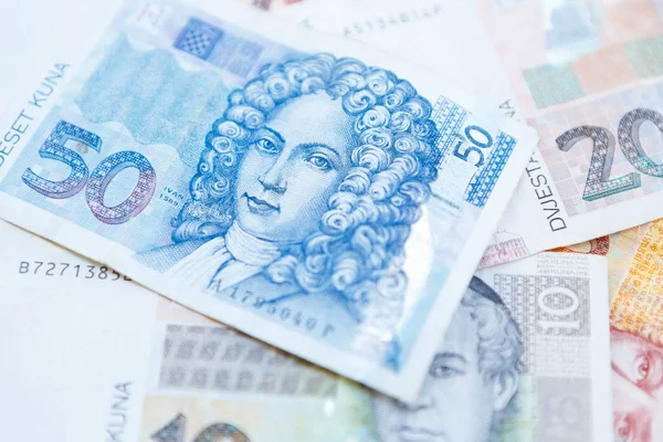 Banknote National Croatian Kuna Currency Notes Paper Note Fifty ...